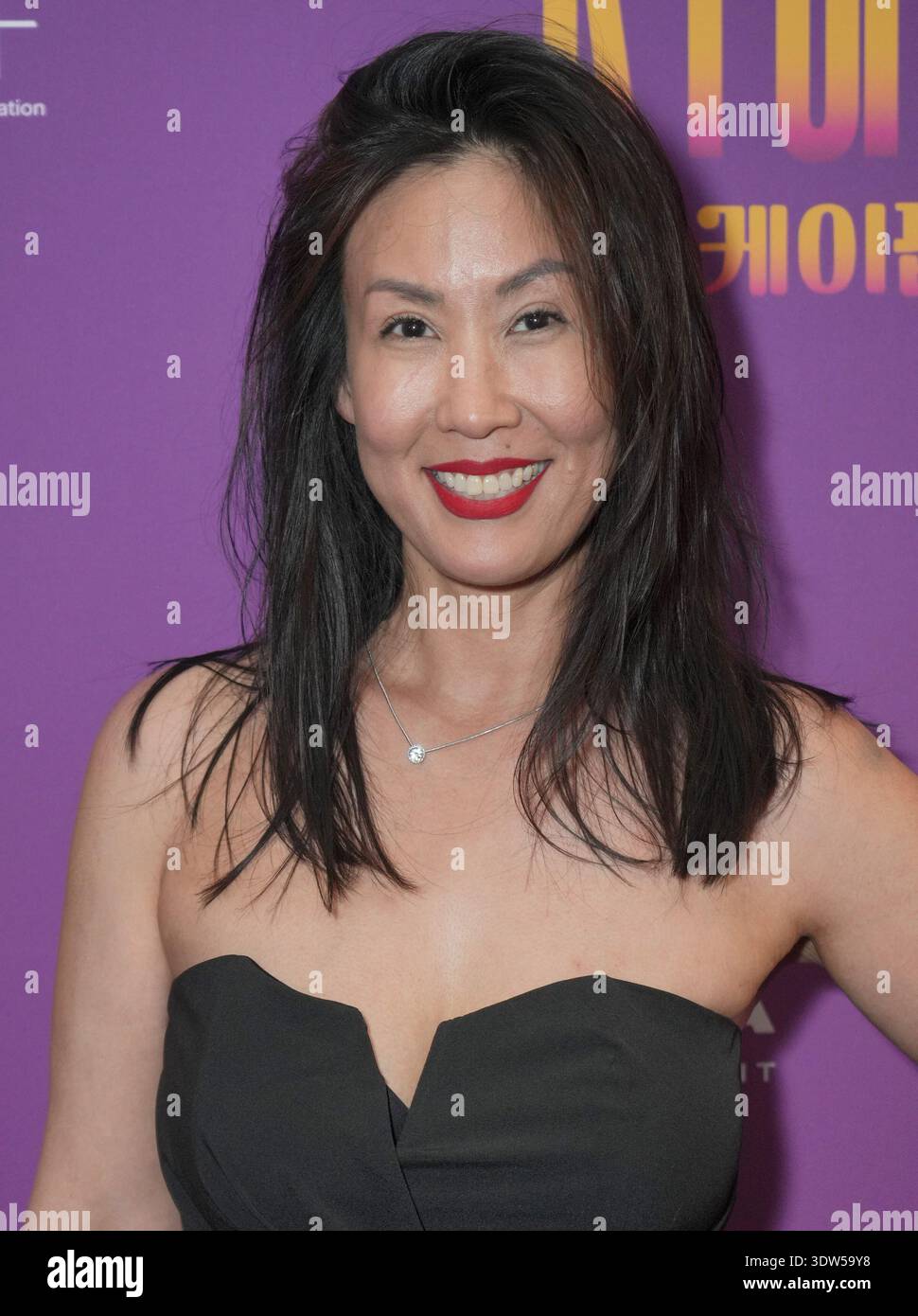 Jenne Kang arrives at the "K-POPS!" Los Angeles Premiere held at AMC ...