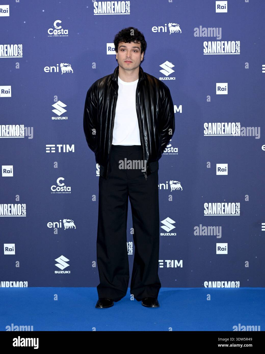 Sanremo, 76th Italian Song Festival - Leo Gassmann photocall - pictured ...