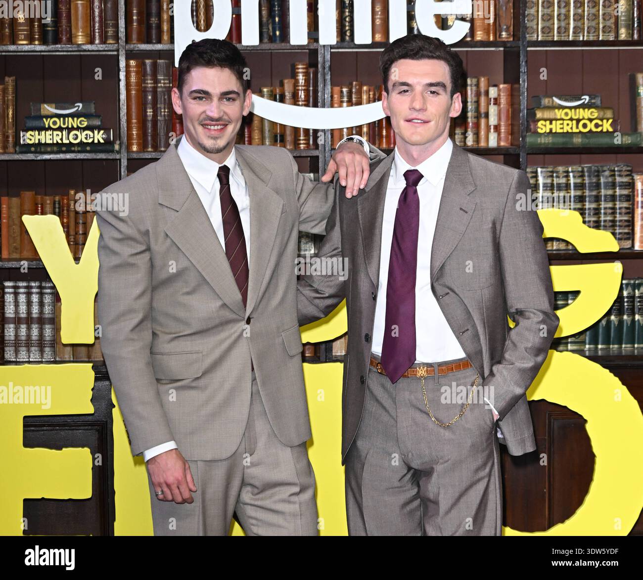 Hero Fiennes Tiffin and Donal Finn attends the Young Sherlock World ...