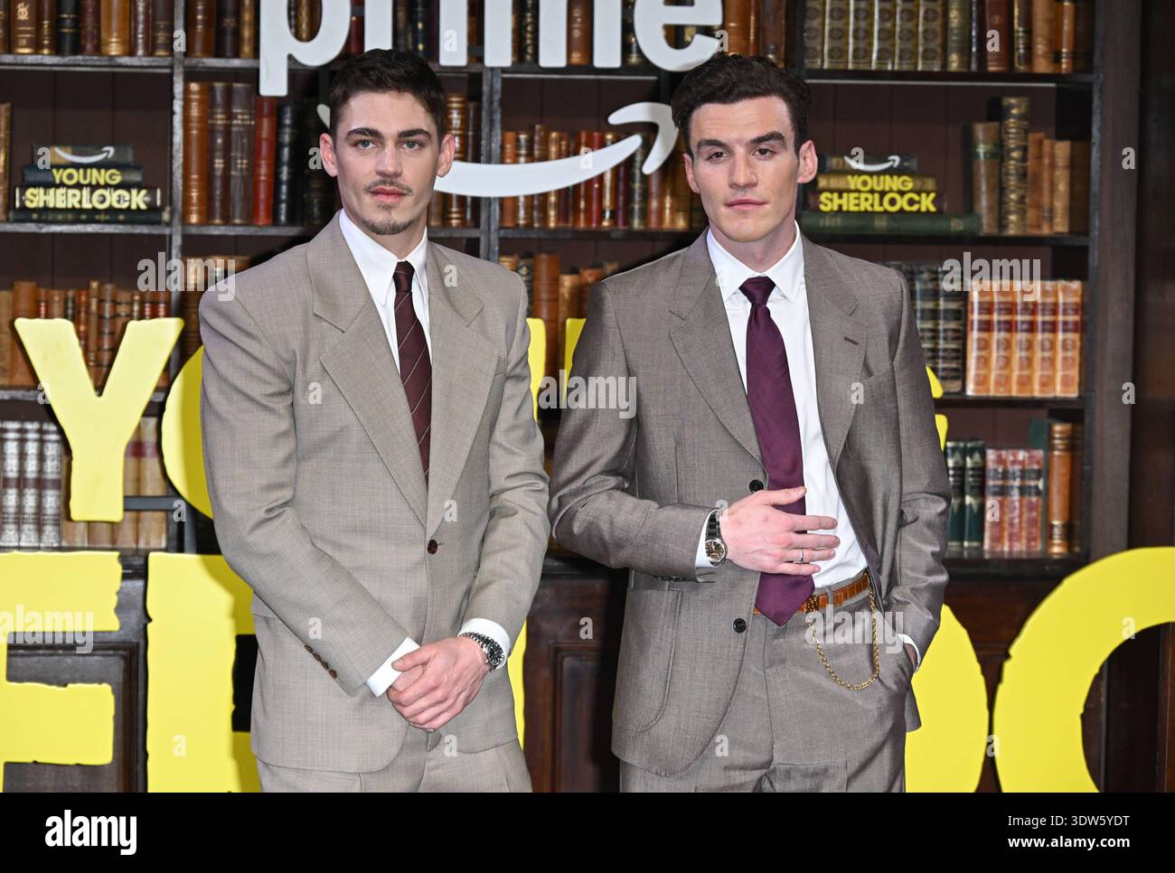 Hero Fiennes Tiffin and Donal Finn attends the Young Sherlock World ...