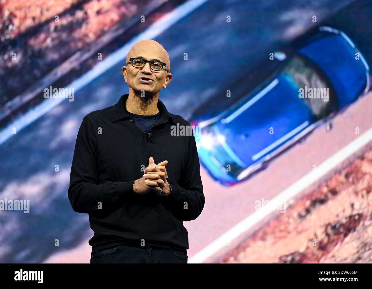 Munich, Germany. 25th Feb, 2026. Satya Nadella, CEO of Microsoft ...