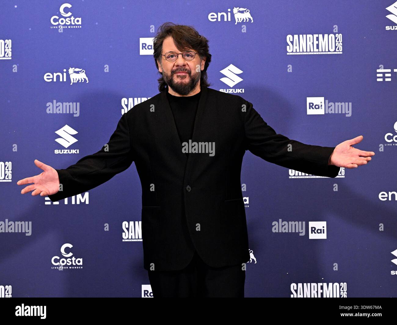 Sanremo, 76th Italian Song Festival. Hosts' Photocall. Pictured: Lillo ...