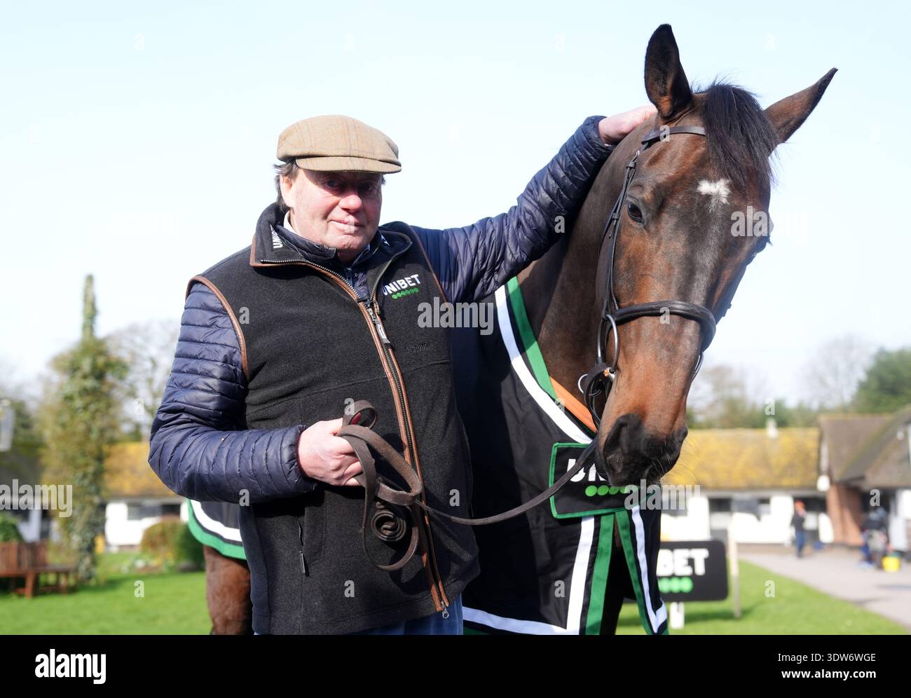 File photo dated 17/02/25 of Nicky Henderson with Constitution Hill ...