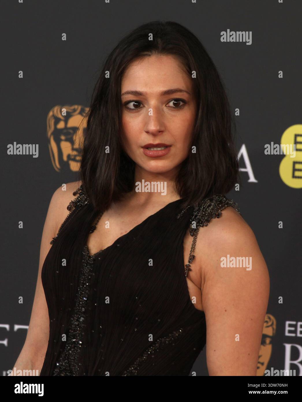 London, UK. Elisha Applebaum at the 2026 EE BAFTA Film Awards. Royal ...