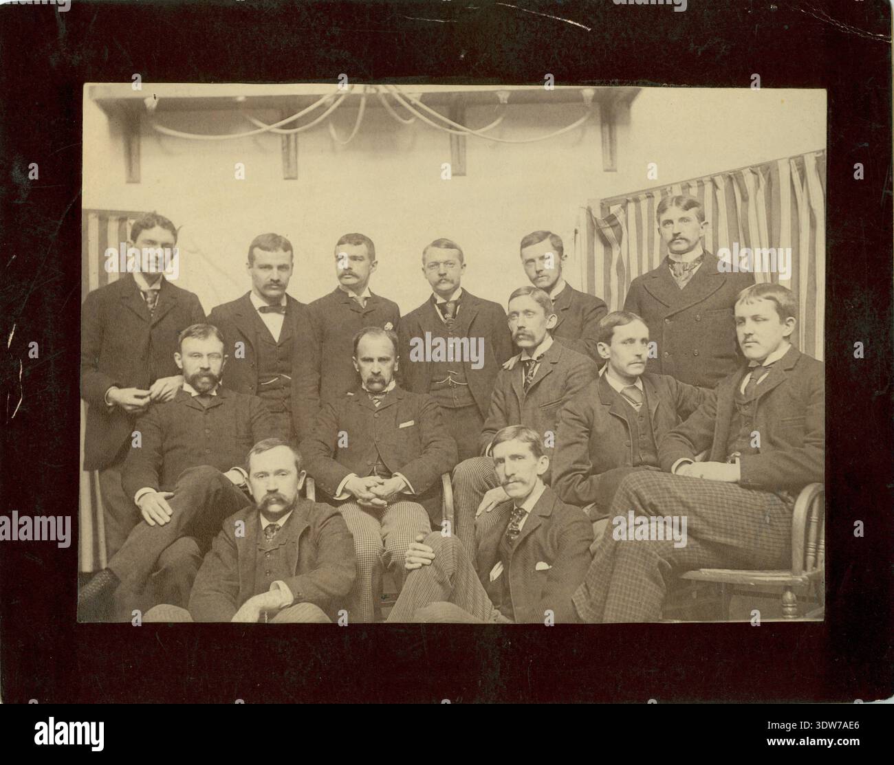 William Osler with the first class of interns at Johns Hopkins Hospital ...