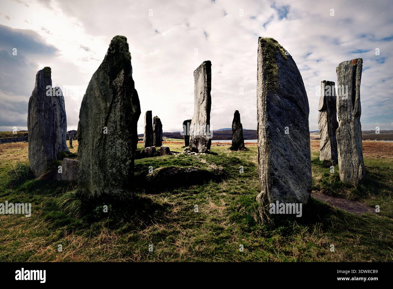 Tursachen prehistoric stones at Callanish aka Callanish I. Lewis, Outer ...