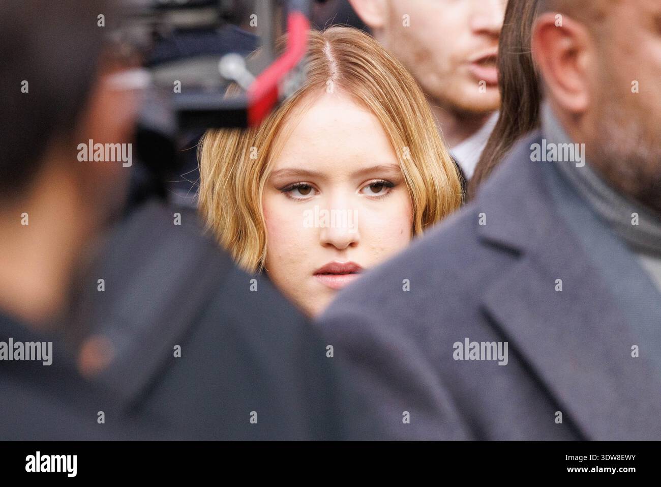 Haven Garner Warren is seen leaving the Fendi fashion show during the ...