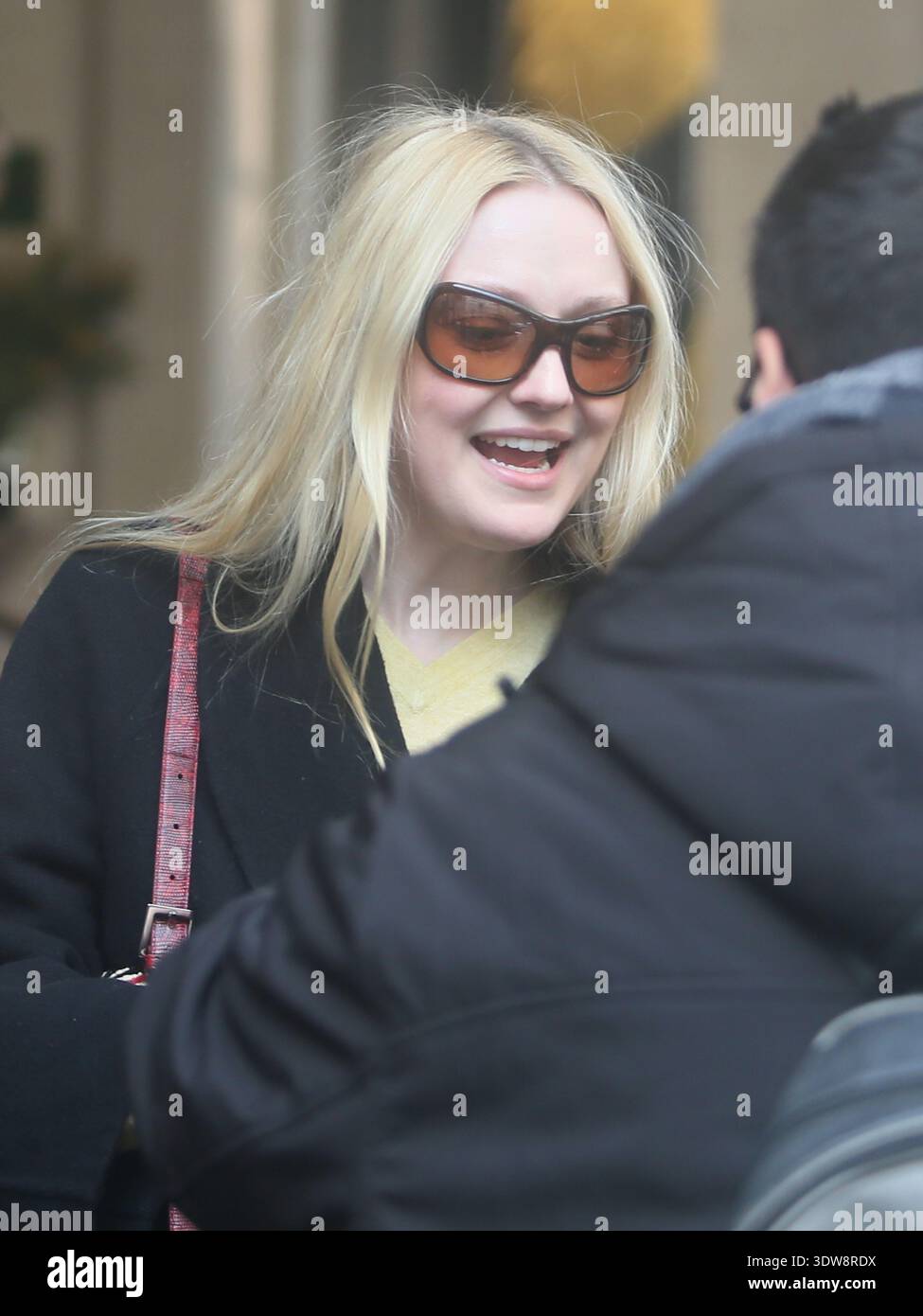 American actress and model Hannah Dakota Fanning leaving her hotel in ...