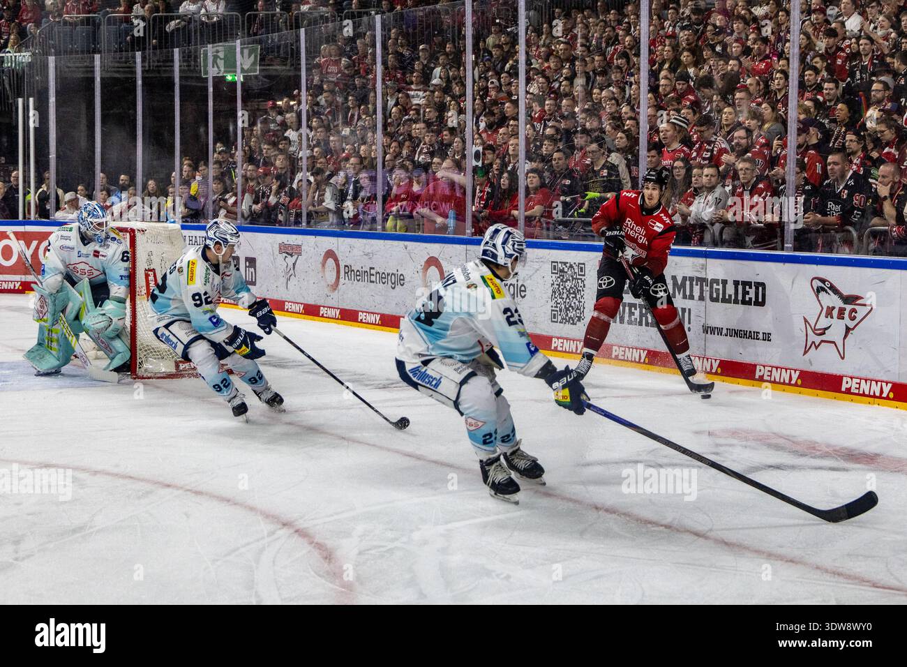 Louis-Marc Aubry (Cologne Sharks, #15) vs, Oliver Granz (Dresden Ice ...