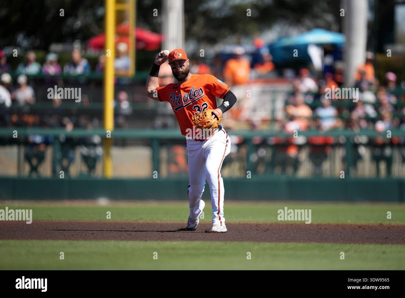 Baltimore Orioles' Weston Wilson plays during a spring training ...