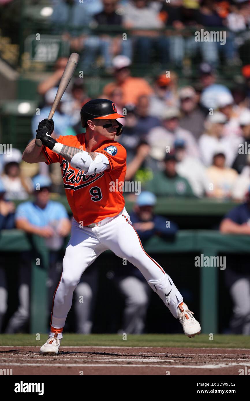 Baltimore Orioles' Tyler O'Neill plays during a spring training ...
