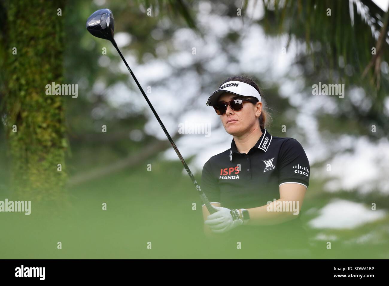 Hannah Green of Australia prepares to tee during the HSBC Women's World ...