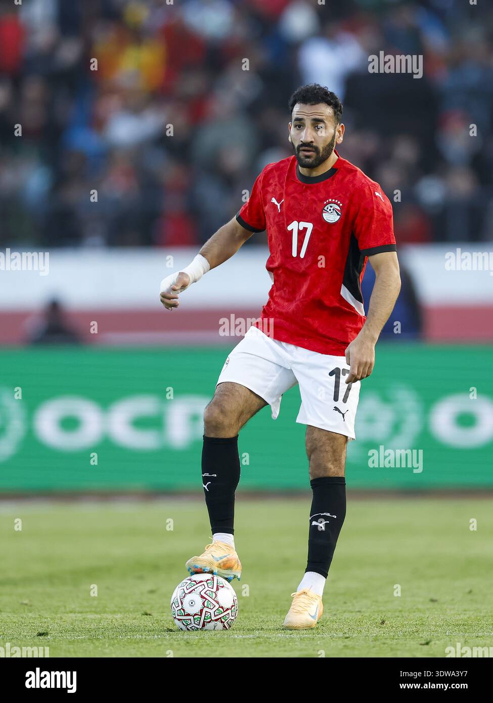 CASABLANCA - Mohanad Lasheen of Egypt during the Africa Cup of Nations ...