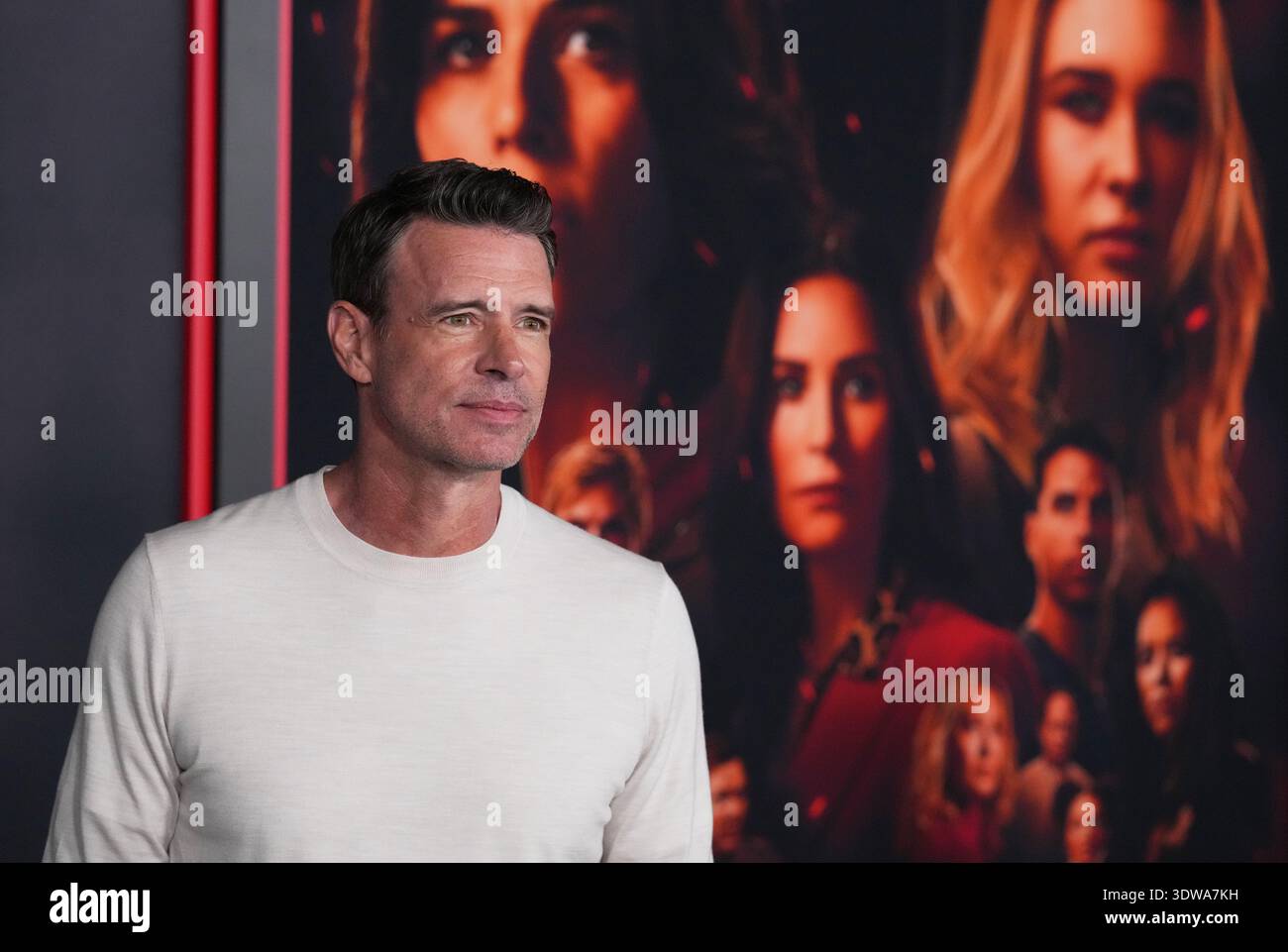 Scott Foley, a cast member in "Scream 7," arrives at the premiere of ...