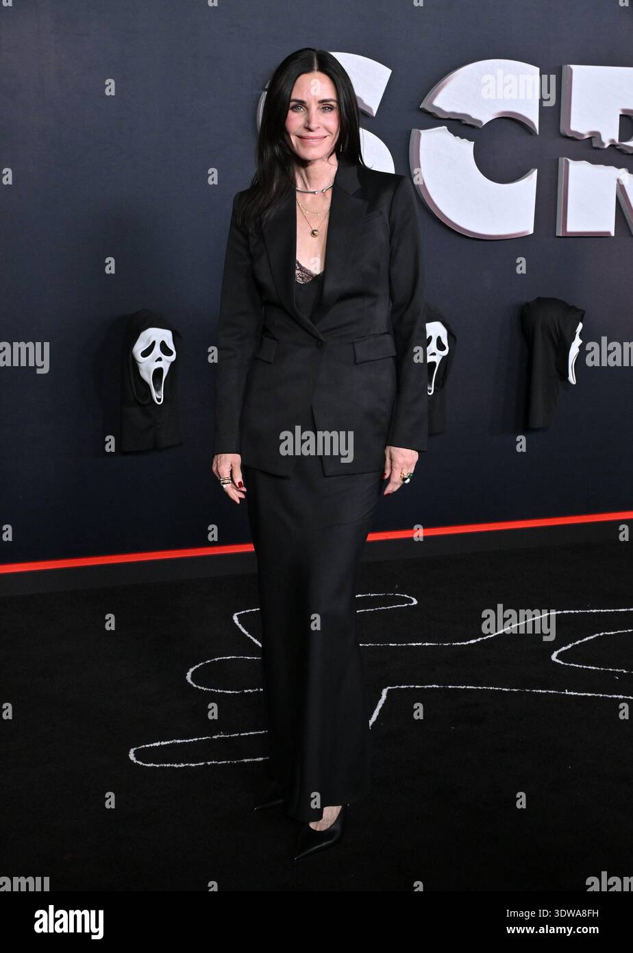 Courteney Cox arriving to the “Scream 7” global premiere held at the ...