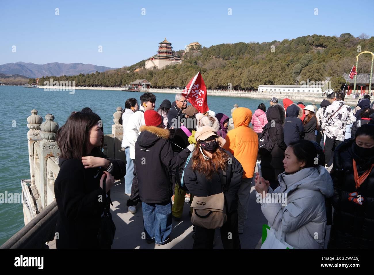 Tourists visit Tongqing Street in Beijing, China, 23 February, 2026 ...