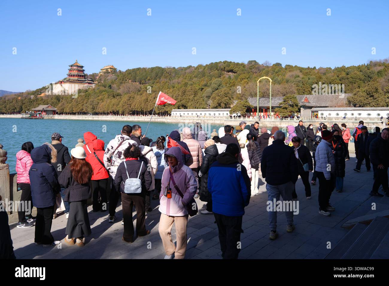 Tourists visit Tongqing Street in Beijing, China, 23 February, 2026 ...