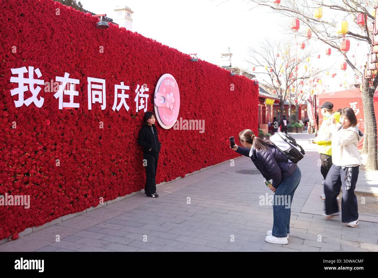 Tourists visit Tongqing Street in Beijing, China, 23 February, 2026 ...