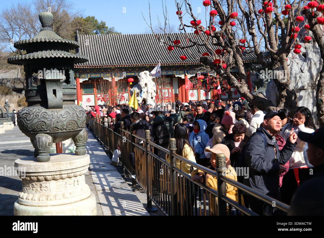 Tourists visit Tongqing Street in Beijing, China, 23 February, 2026 ...