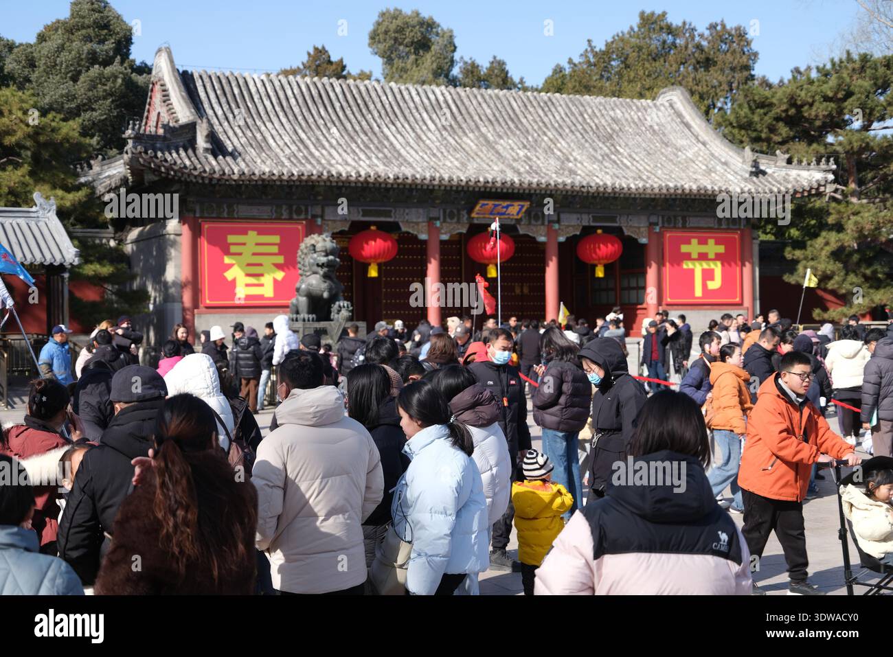 Tourists visit Tongqing Street in Beijing, China, 23 February, 2026 ...