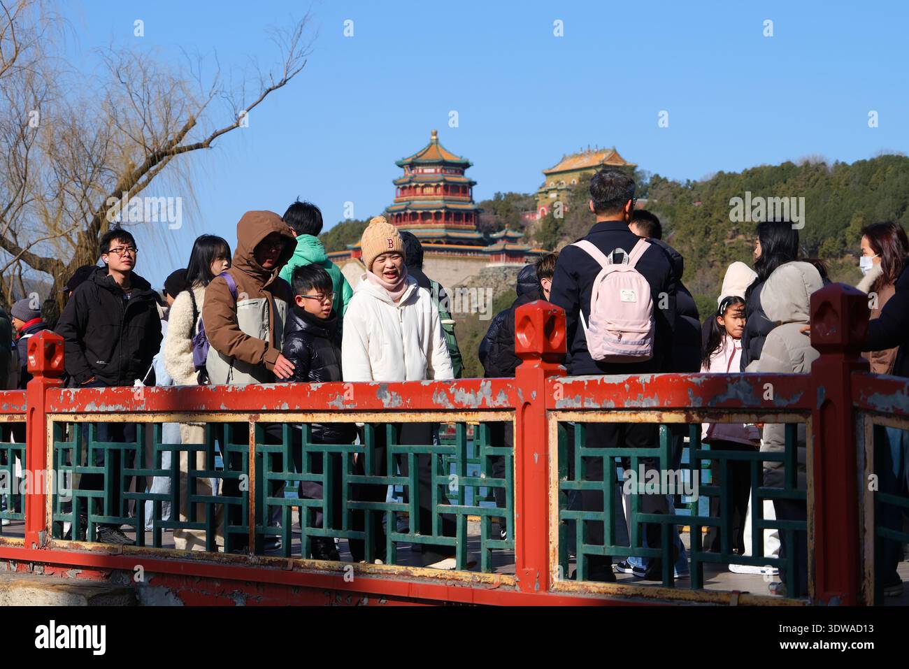 Tourists visit Tongqing Street in Beijing, China, 23 February, 2026 ...