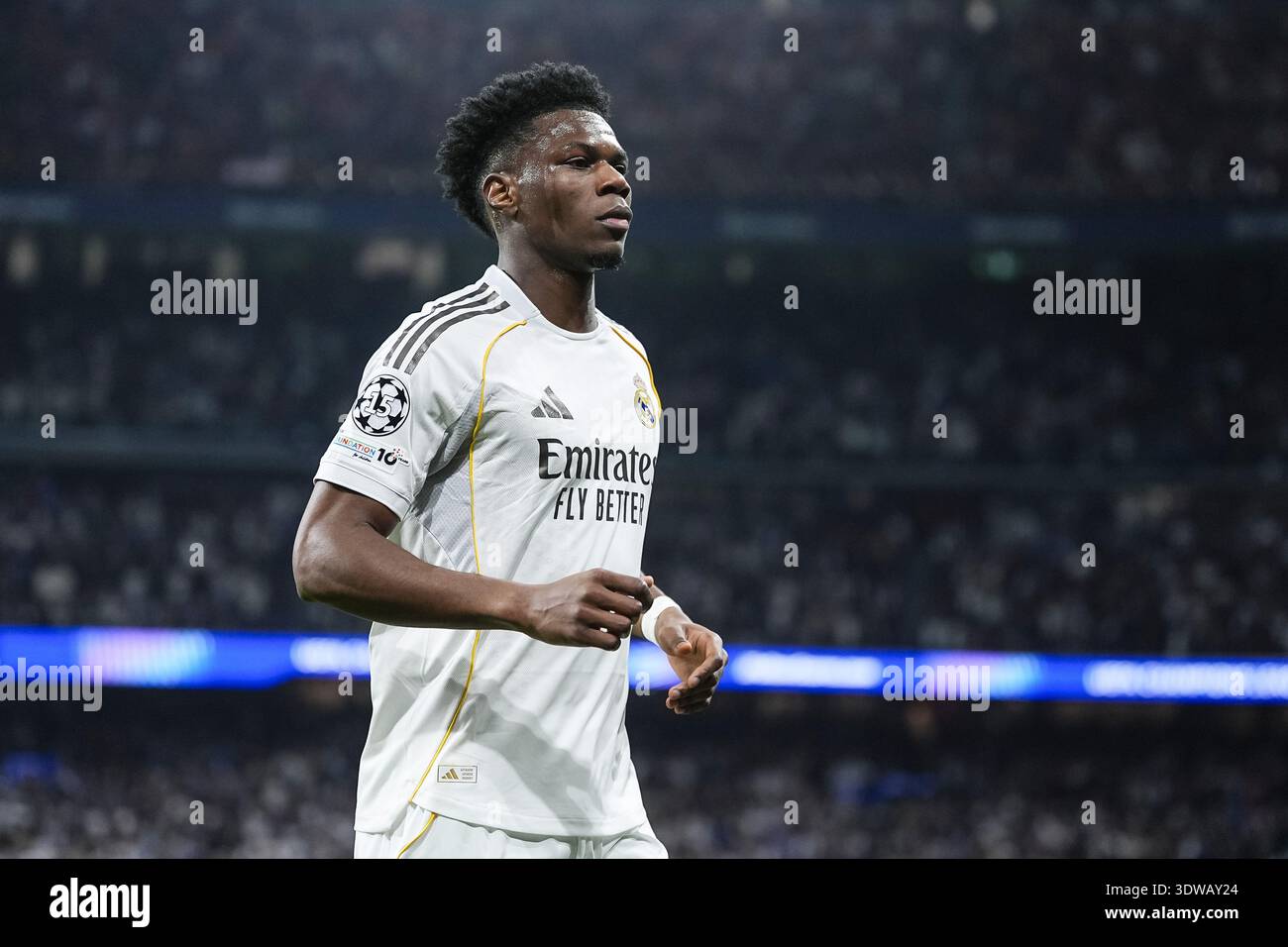 Aurelien Tchouameni of Real Madrid CF celebrates a goal 1-1 during the ...