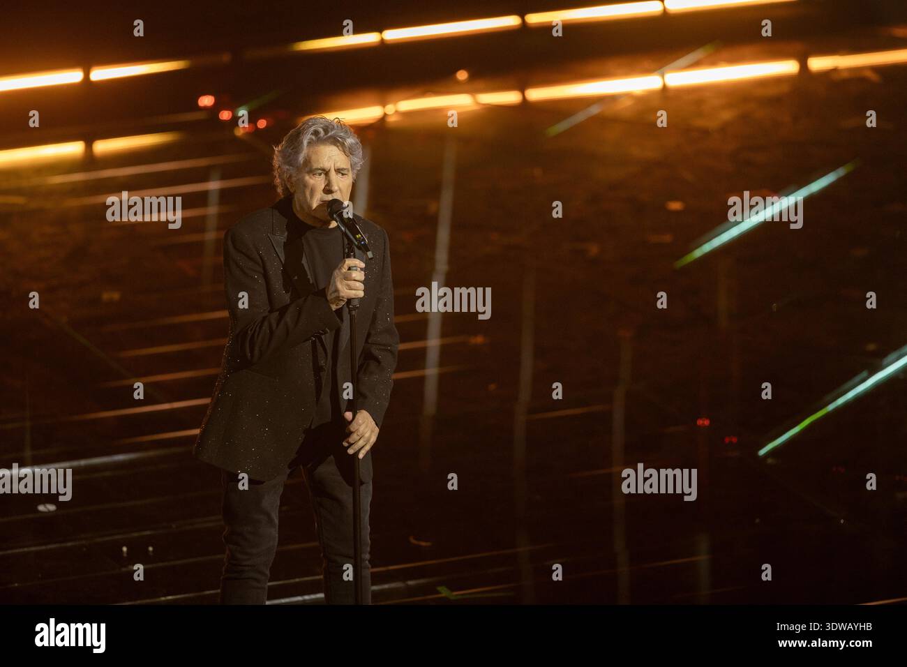 Fausto Leali attends the 76th Sanremo Music Festival 2026 at Teatro ...