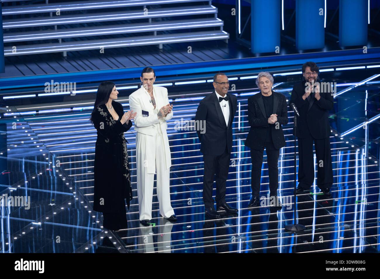 Fausto Leali attends the 76th Sanremo Music Festival 2026 at Teatro ...