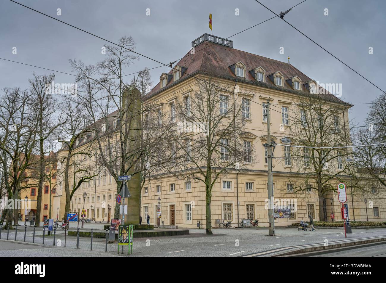 Schloß Karlsburg, Durlach, Karlsruhe, Baden-Württemberg, Deutschland ...
