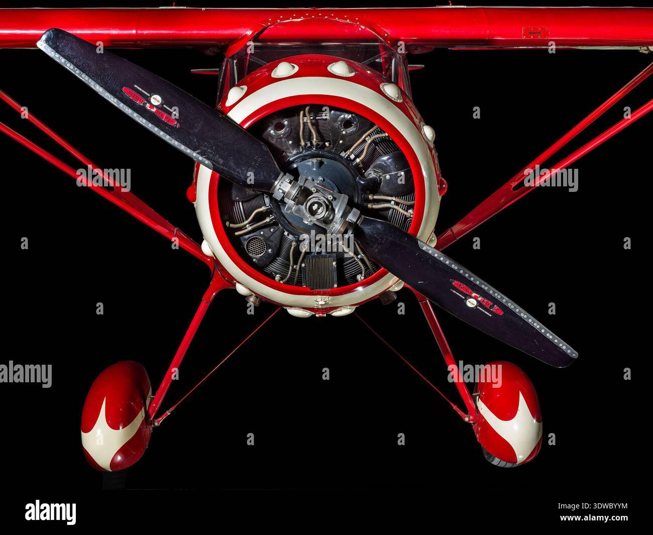 Warner super scarab radial engine installation hi-res stock photography ...