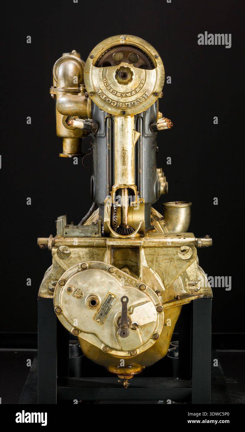 The Hall-Scott A-7-A is an in-line, four-cylinder, water-cooled engine ...