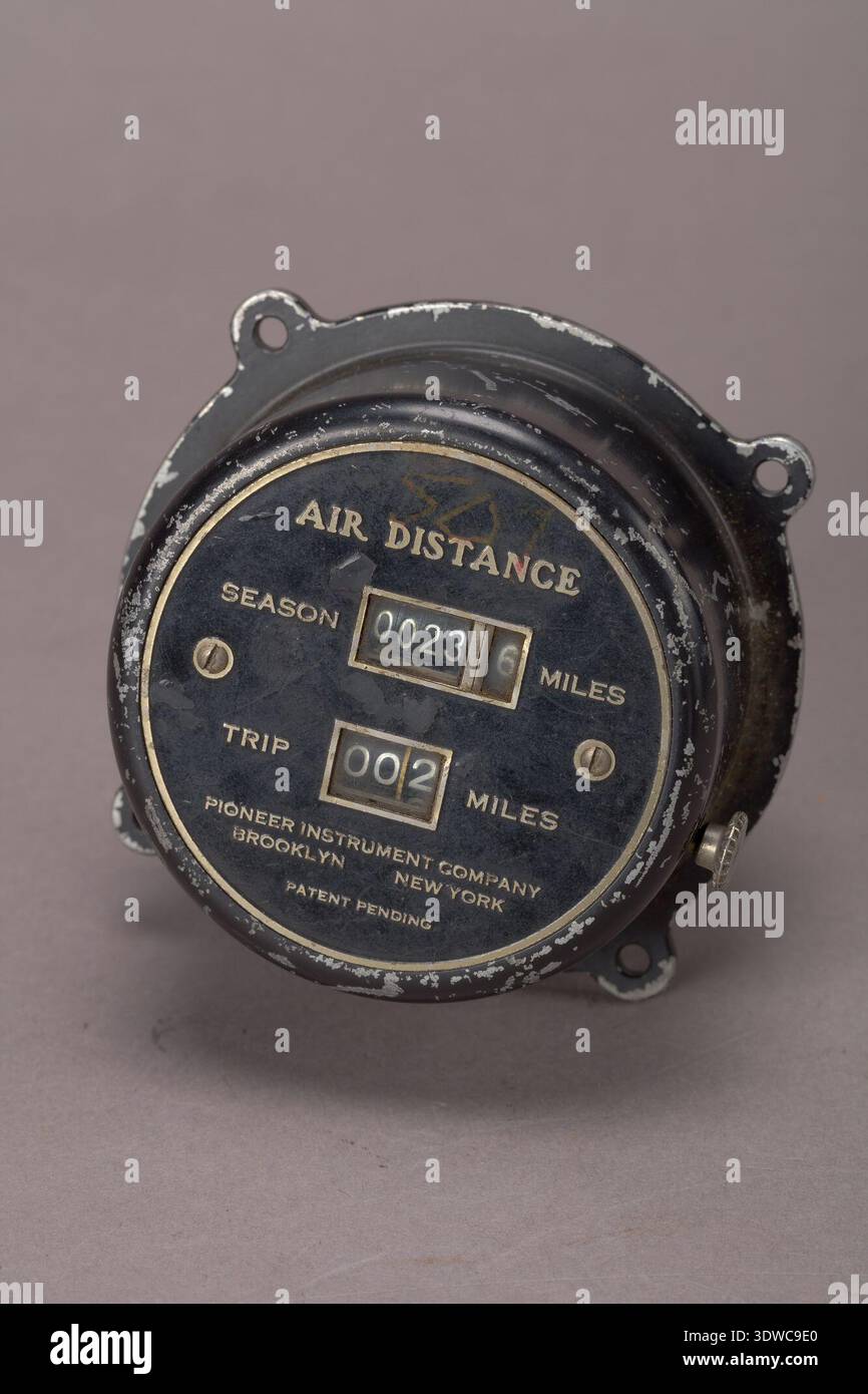 Aircraft cockpit distance meter hi-res stock photography and images - Alamy