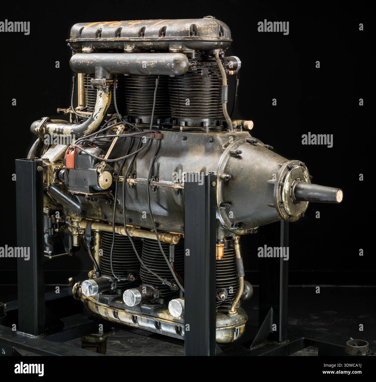 Kirkham vertically-opposed six-cylinder aircraft engine (1929) was an ...