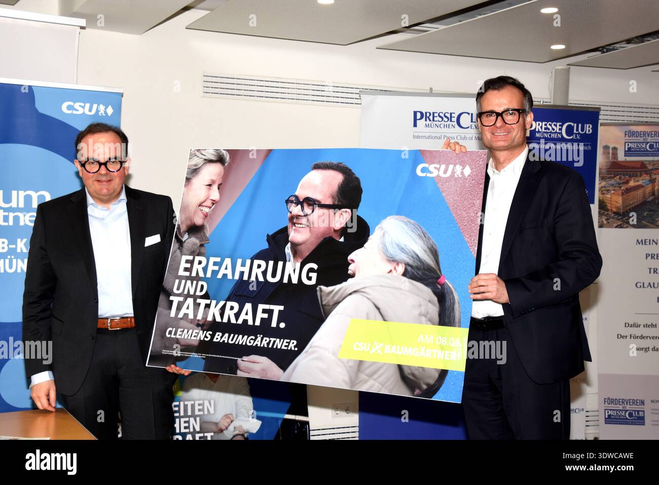 Clemens Baumgaertner, Oberbuegermeisterkandidat der CSU Muenchen Dr ...