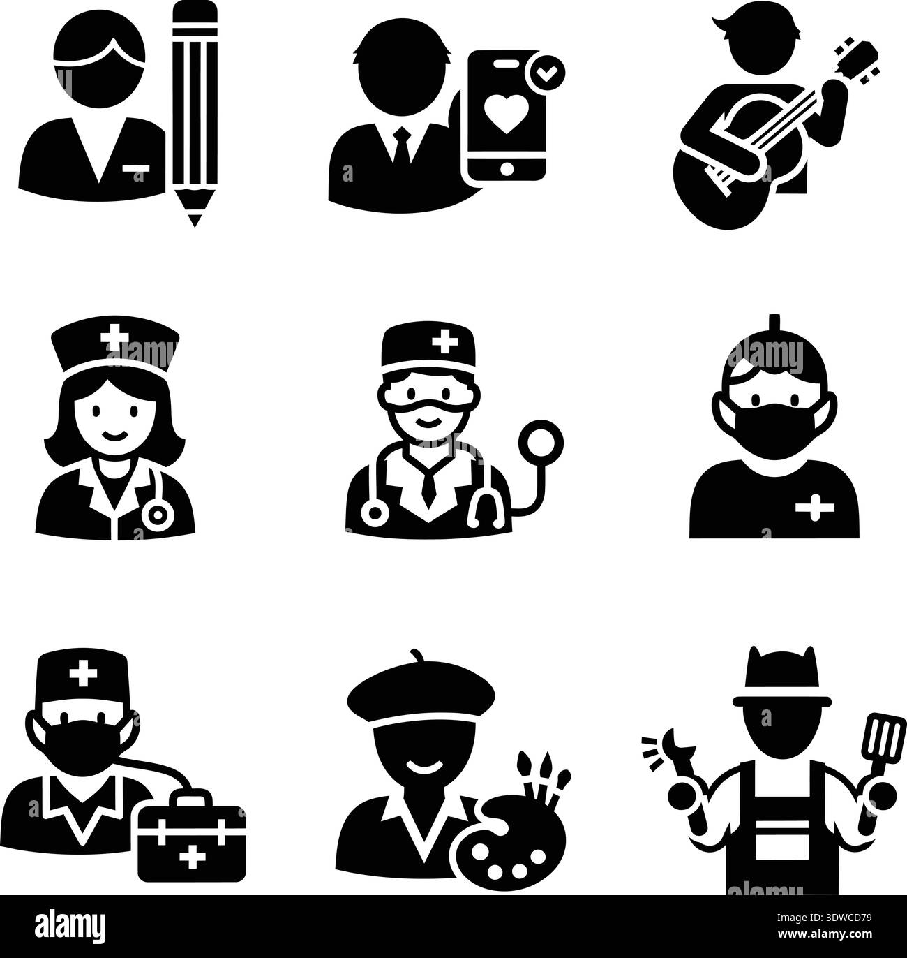 Diverse teamwork symbol Black and White Stock Photos & Images - Alamy