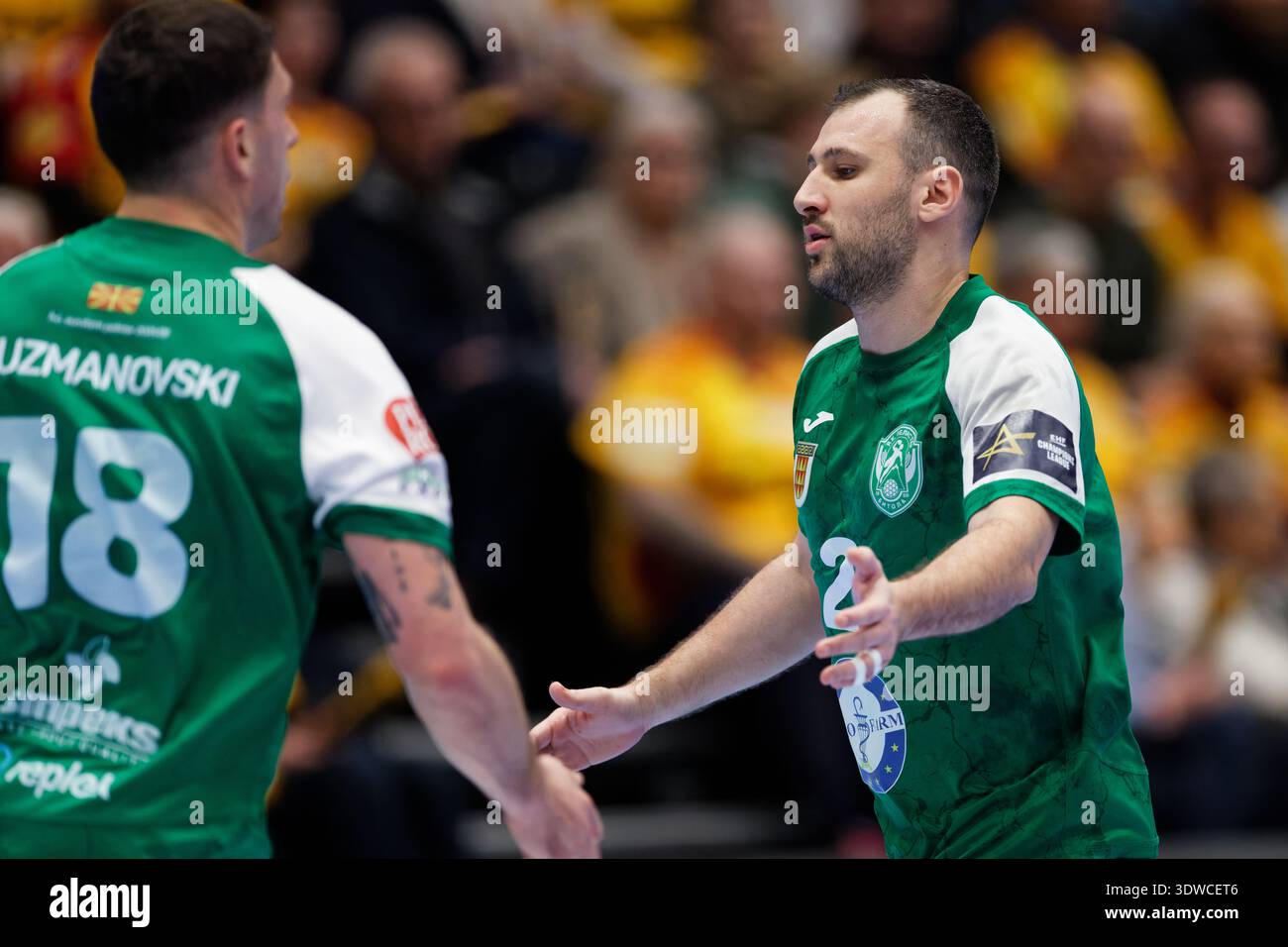 Svendborg, Denmark. 25th, February 2026. Dejan Manaskov (2) of HC ...