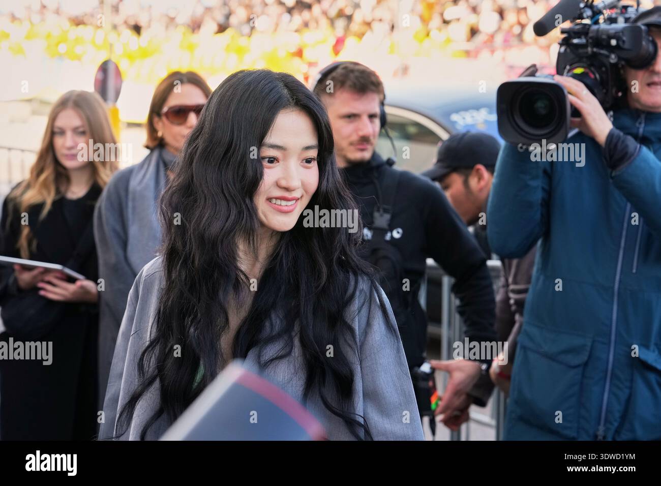 Yang Mi arrives for the Prada Fall/Winter 2026-2027 Women's collection ...