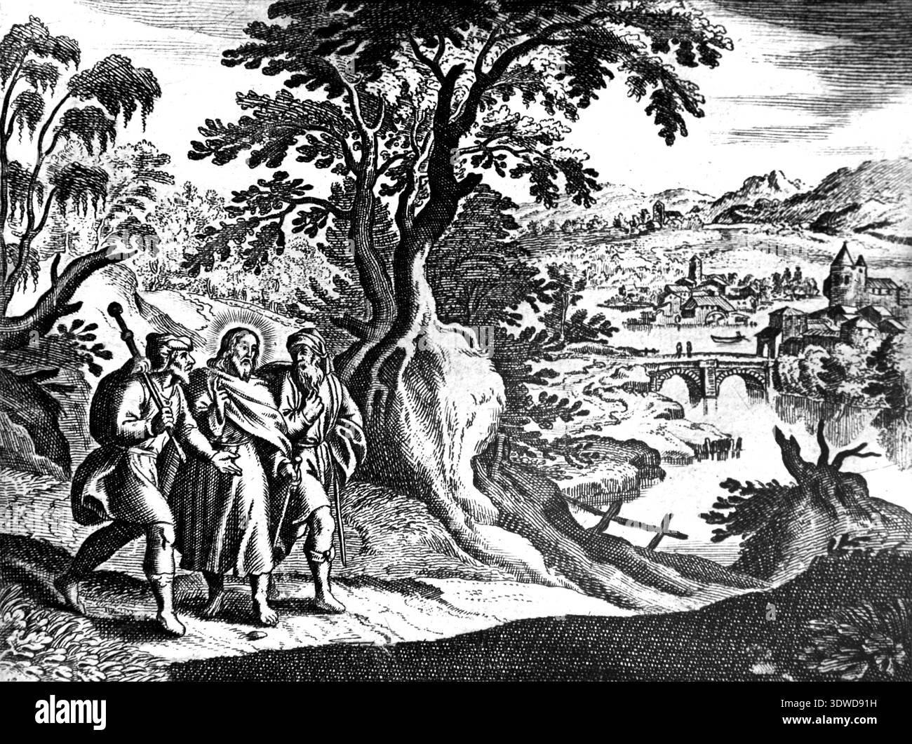 Jesus with disciples after resurrection hi-res stock photography and ...