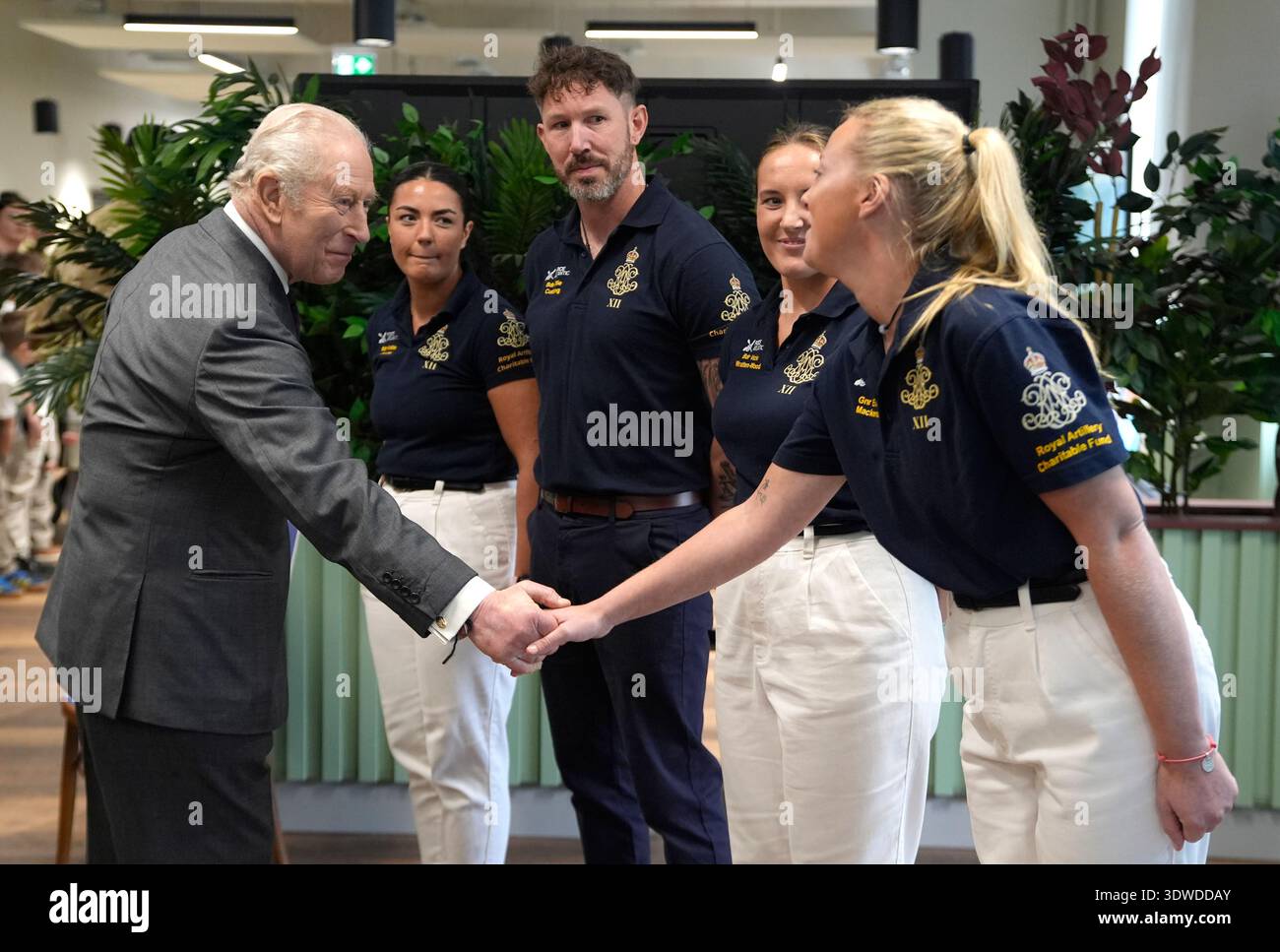 King Charles III meets with members of Force Atlantic rowing team ...