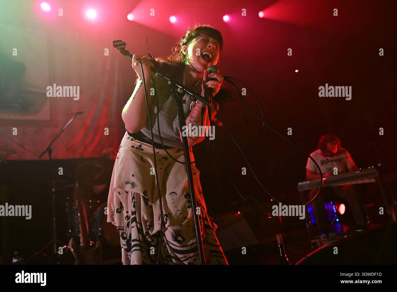 LONDON, ENGLAND - FEBRUARY 25: Karly Hartzman of ‘Wednesday’ performing ...
