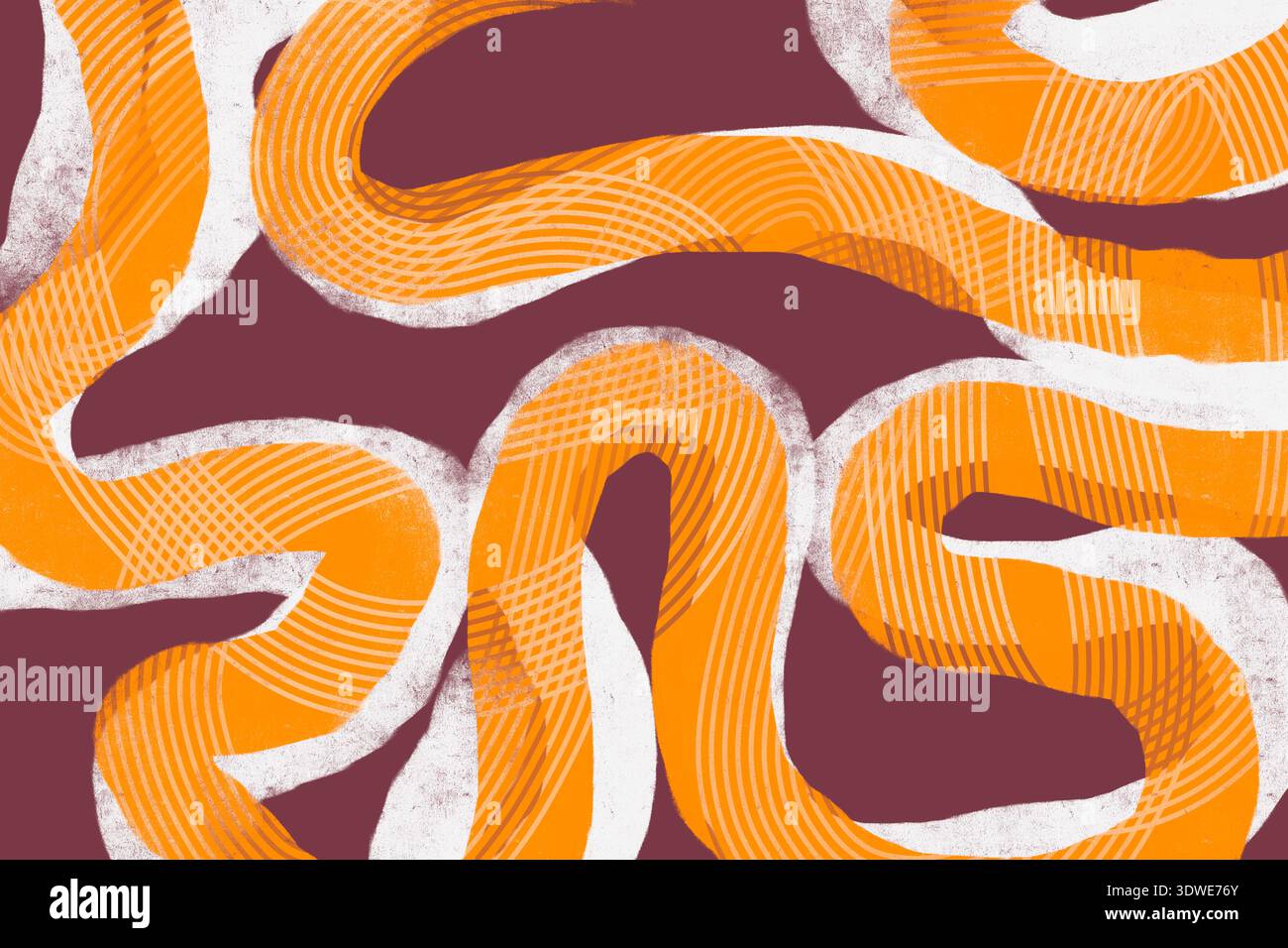 Intricate maroon shapes hi-res stock photography and images - Alamy