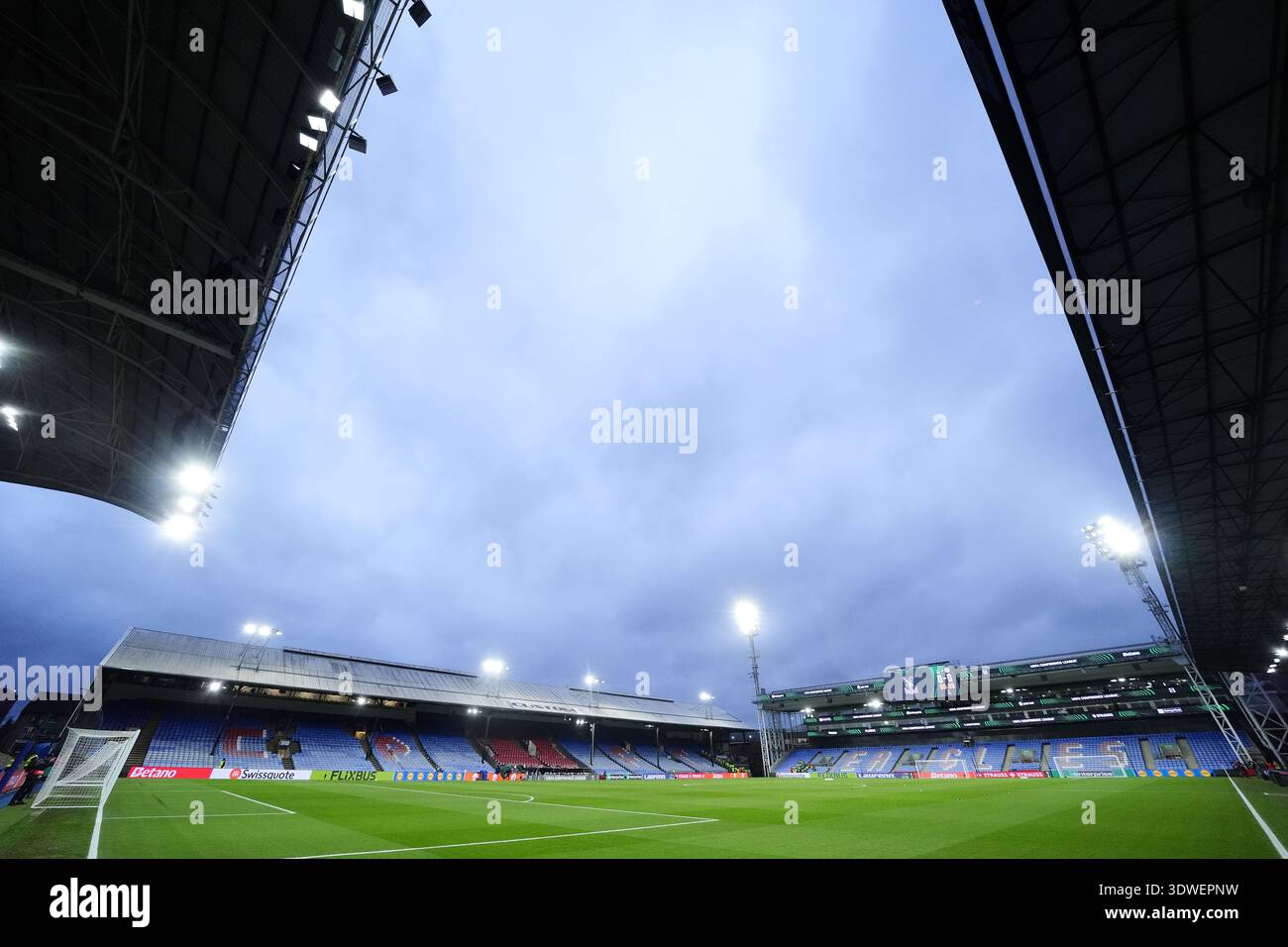 A general view inside the stadium ahead of the UEFA Europa League ...