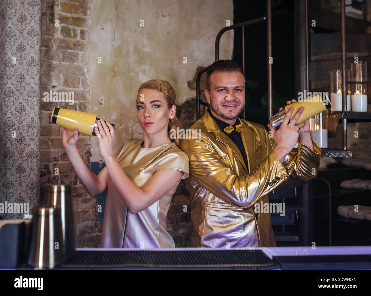 Woman man perform engaging hi-res stock photography and images - Alamy