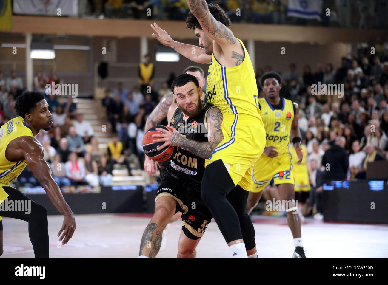 ©PHOTOPQR/NICE MATIN/Justine Meddah ; Monaco ; 26/02/2026 ; Basket ...
