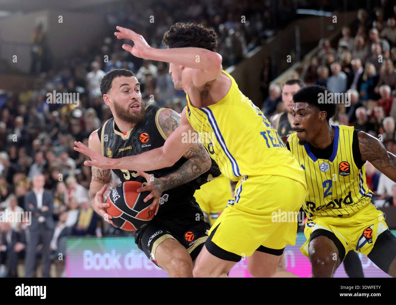 ©PHOTOPQR/NICE MATIN/Justine Meddah ; Monaco ; 26/02/2026 ; Basket ...