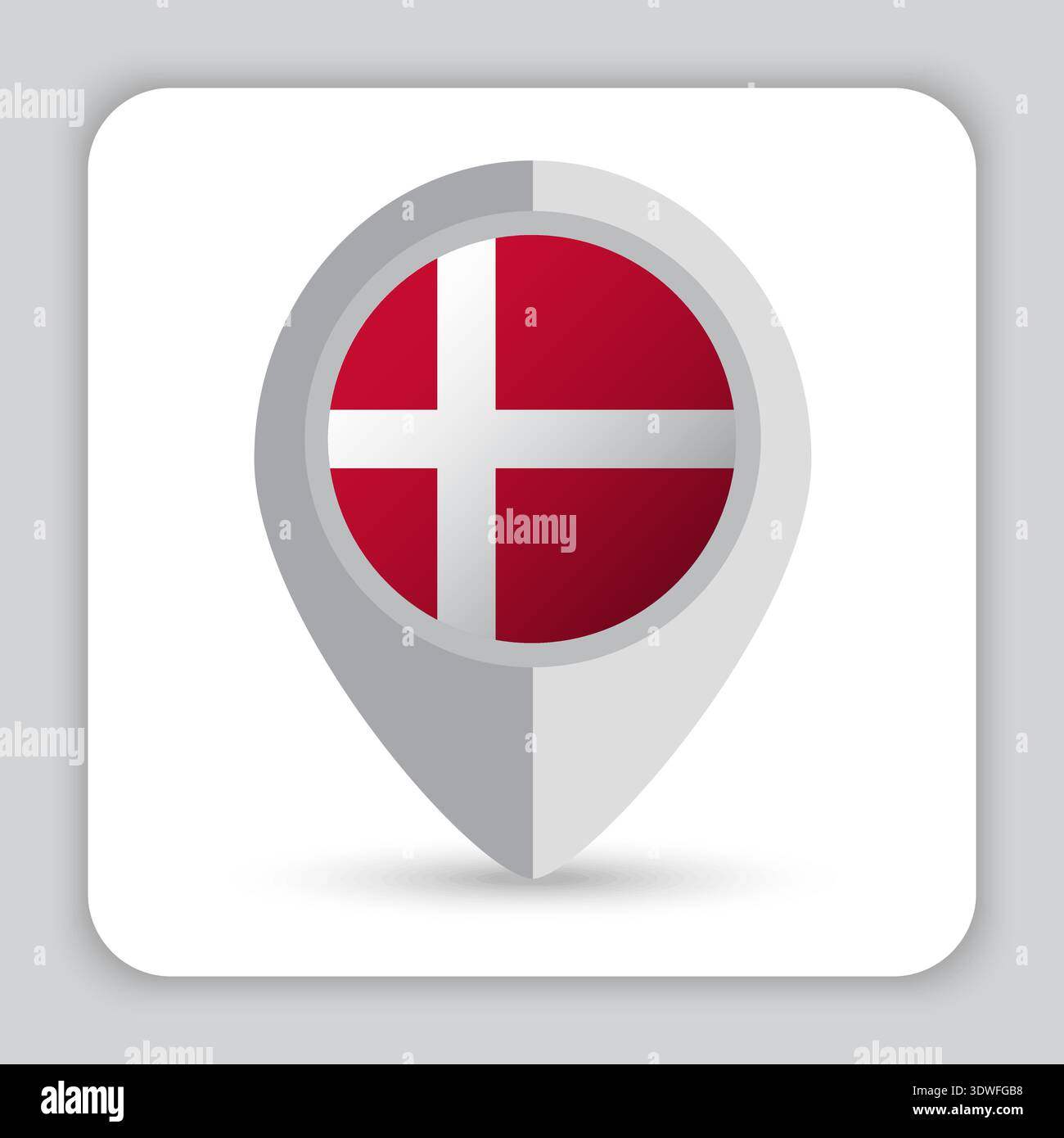 Denmark map people hi-res stock photography and images - Alamy