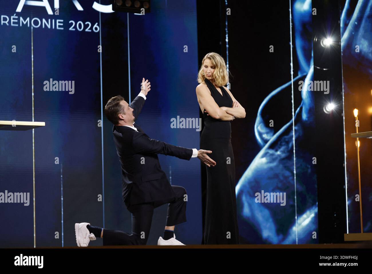 Pierre Lottin and Alexandra Lamy during the 51st Cesar Film Awards held ...
