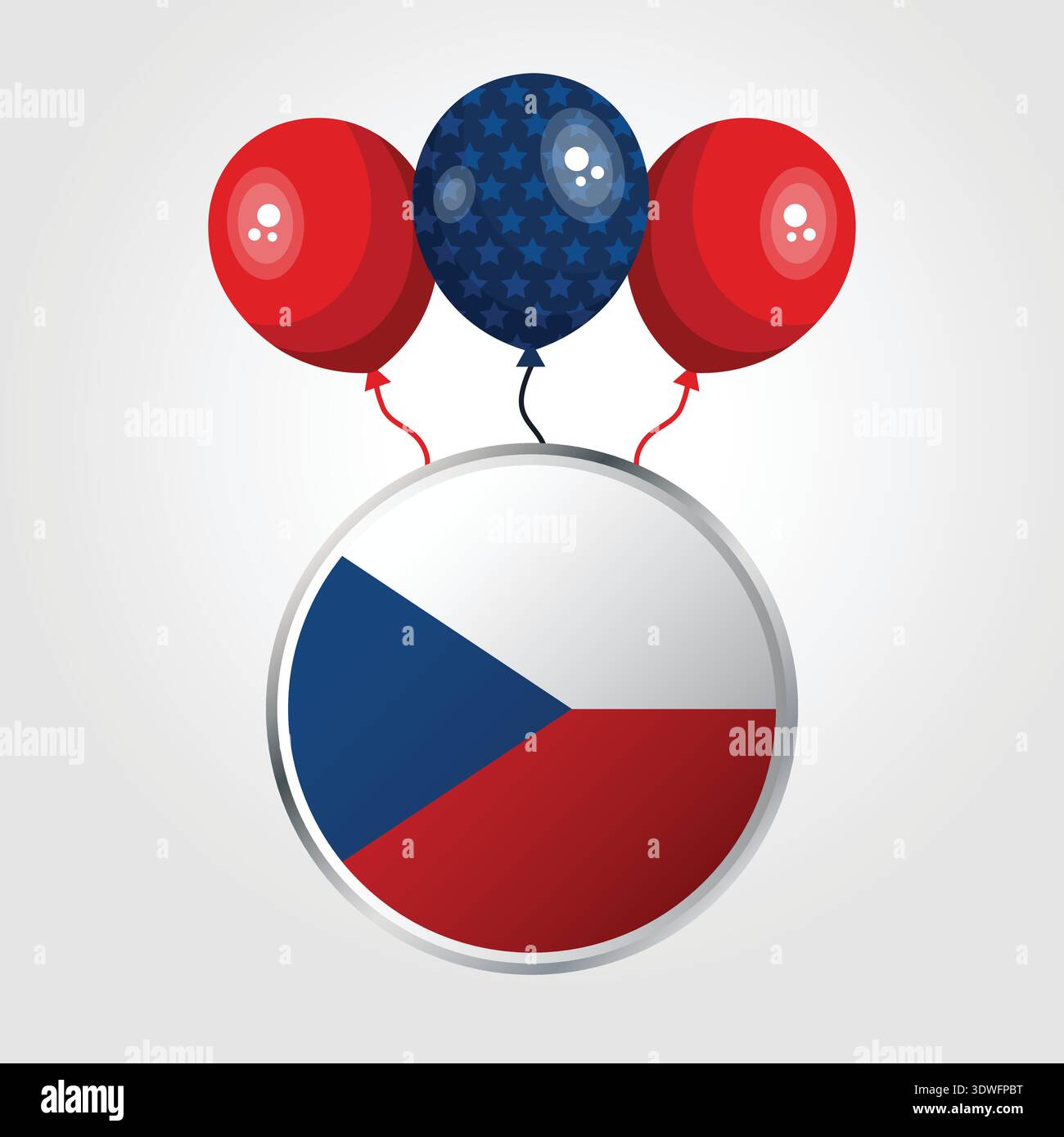 Czech leaflet Stock Vector Images - Alamy