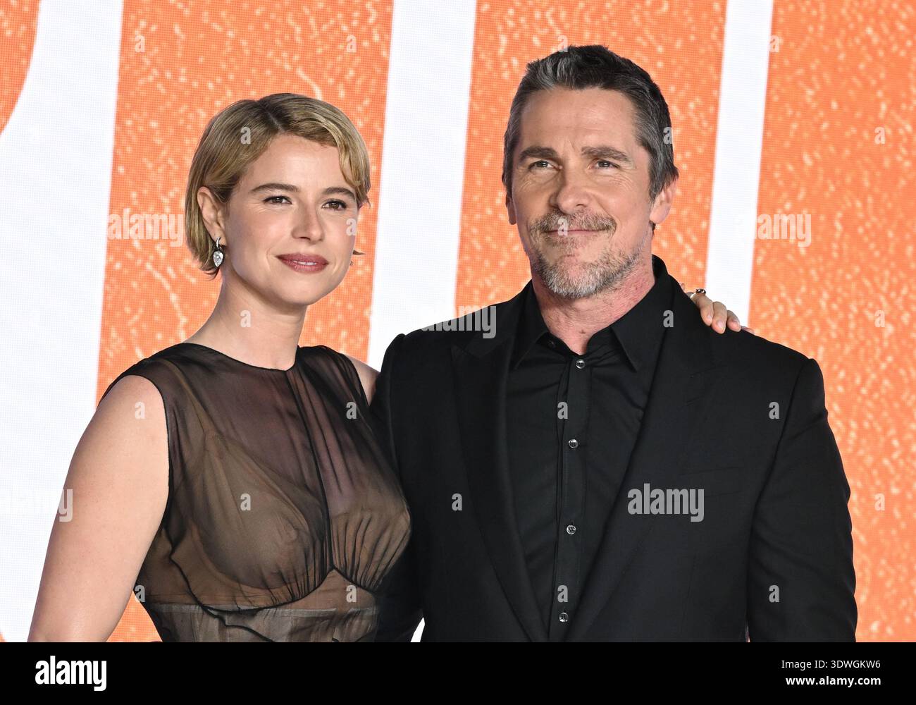 Jessie Buckley and Christian Bale attends "The Bride" World Premiere at ...