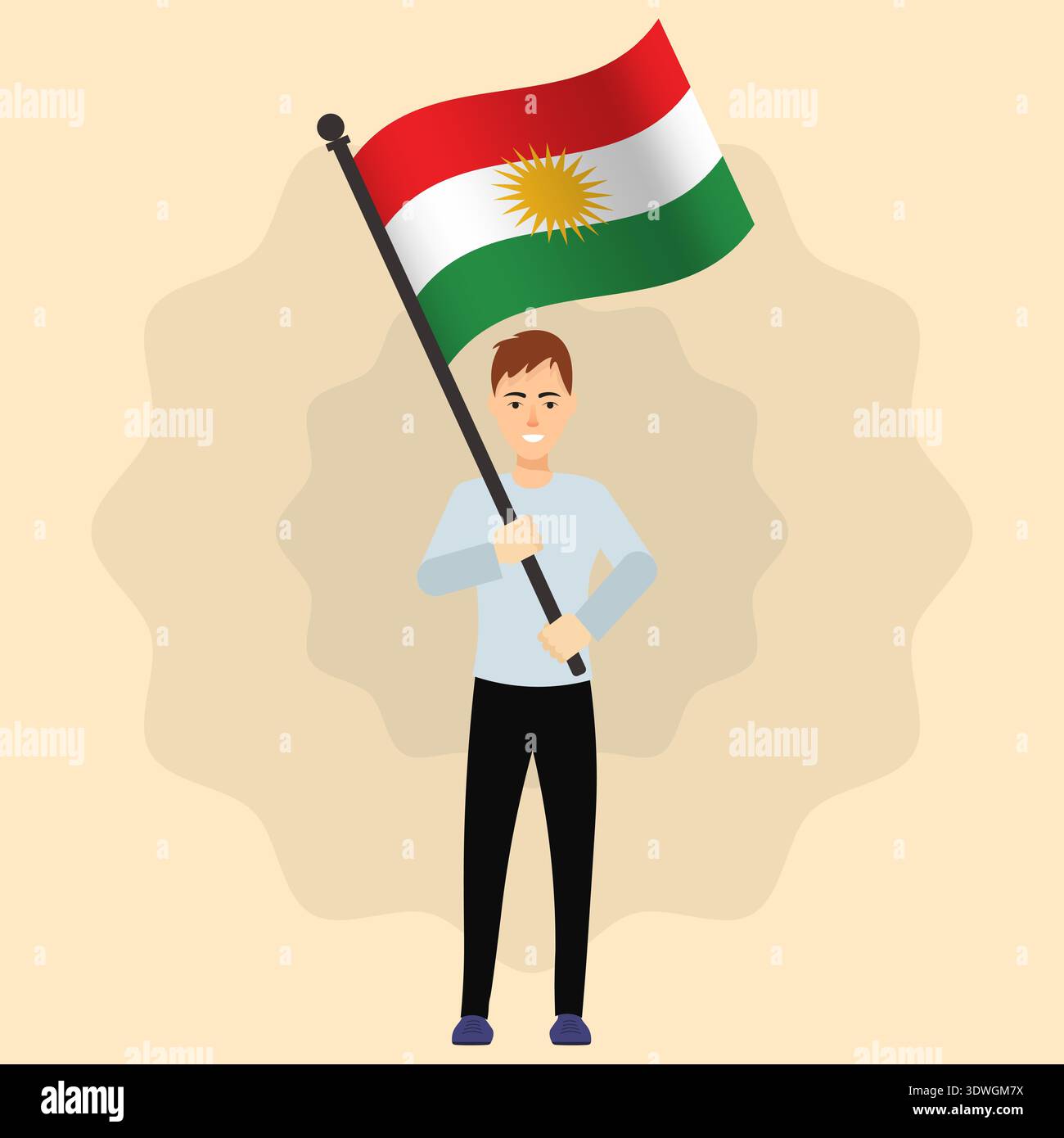 Iraqi kurdistan national Stock Vector Images - Alamy